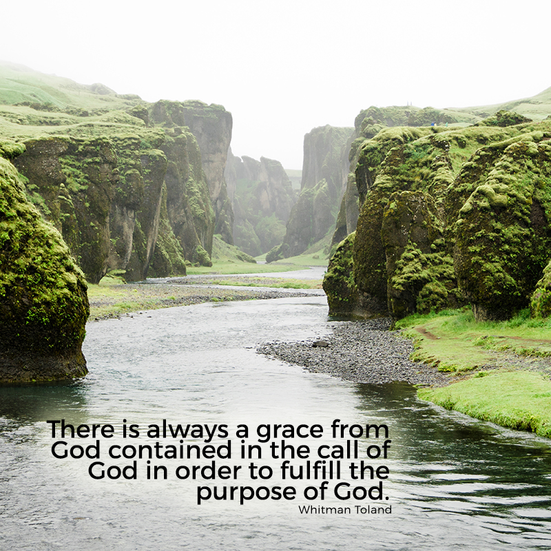 always a grace. – Whitman Toland