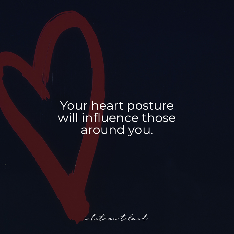 heart posture. – Whitman Toland
